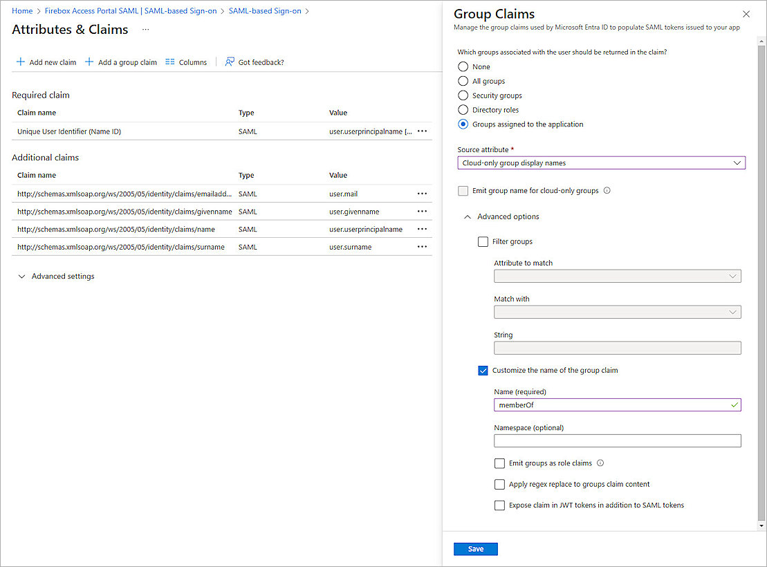 Microsoft Entra Id Saml Authentication With Watchguard Access Portal Integration Guide